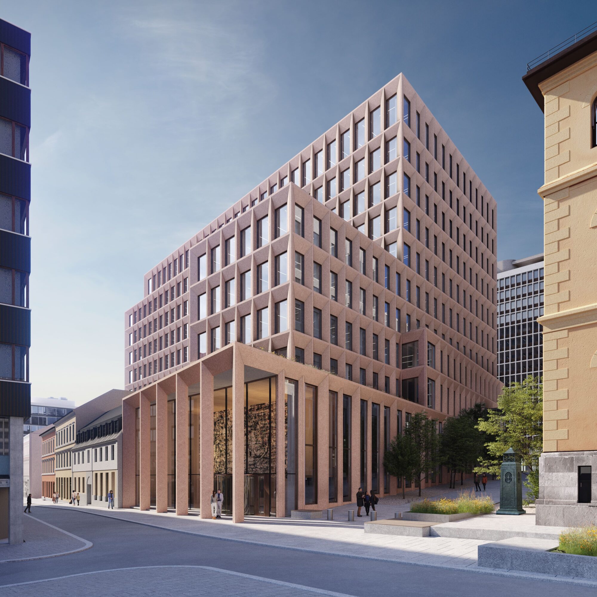 Vi har signert kontrakt på C-blokka i det nye regjeringskvartalet ...